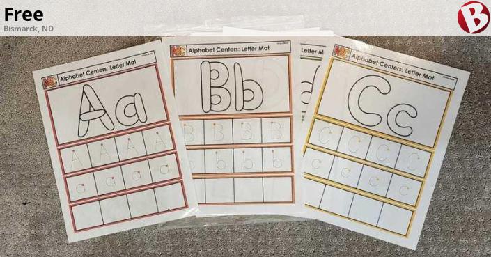 Laminated alphabet mats for all 26 letters. Use play-doh and dry erase ...